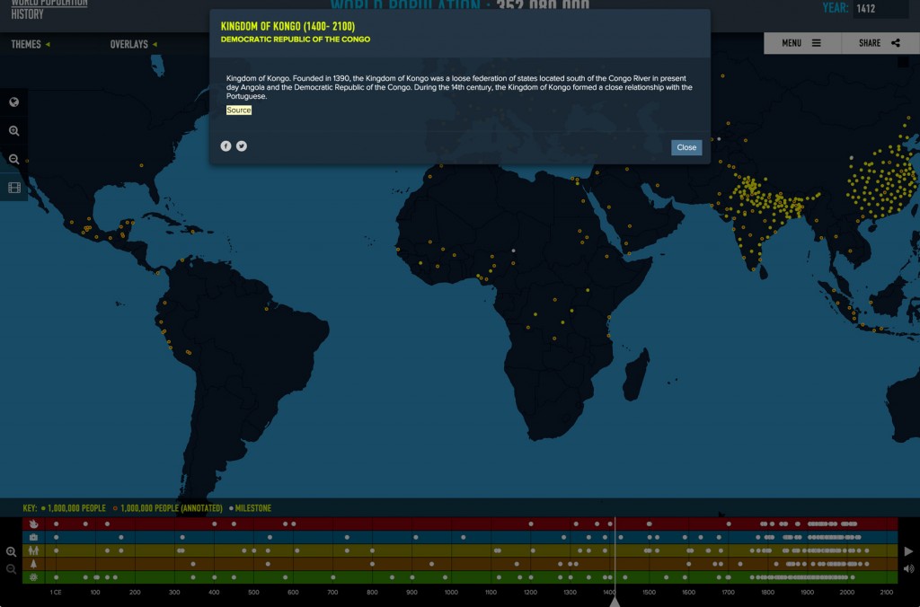 How to Use the Map - World Population